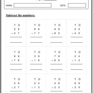 math worksheet for class 1 – skoolon.com
