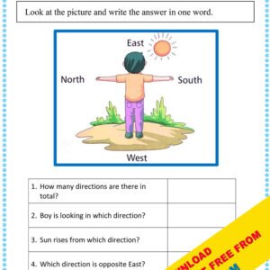EVS worksheet for class 1 – skoolon.com
