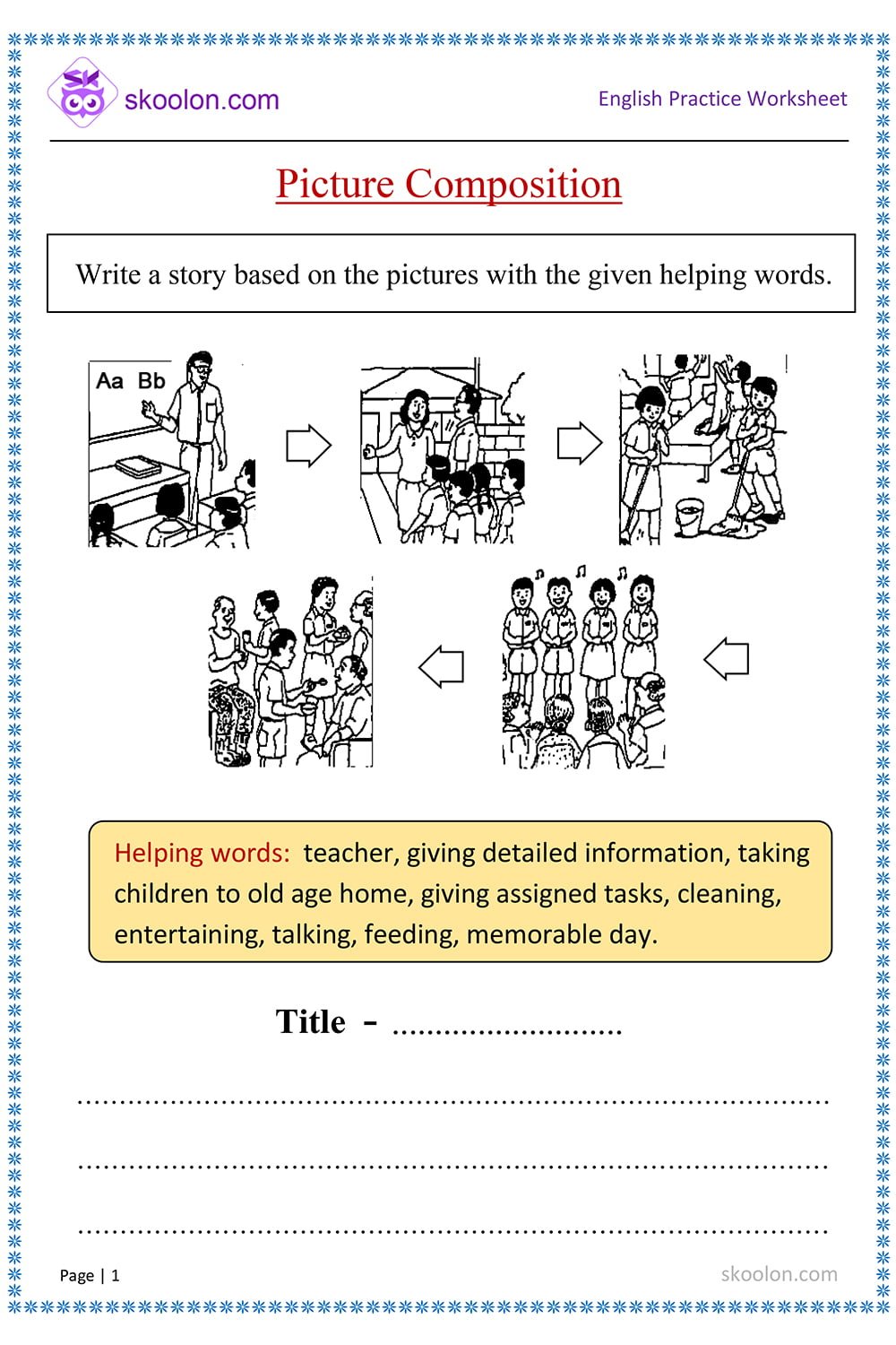 Picture Composition Friends Skoolon Picture Composition Friends Skoolon