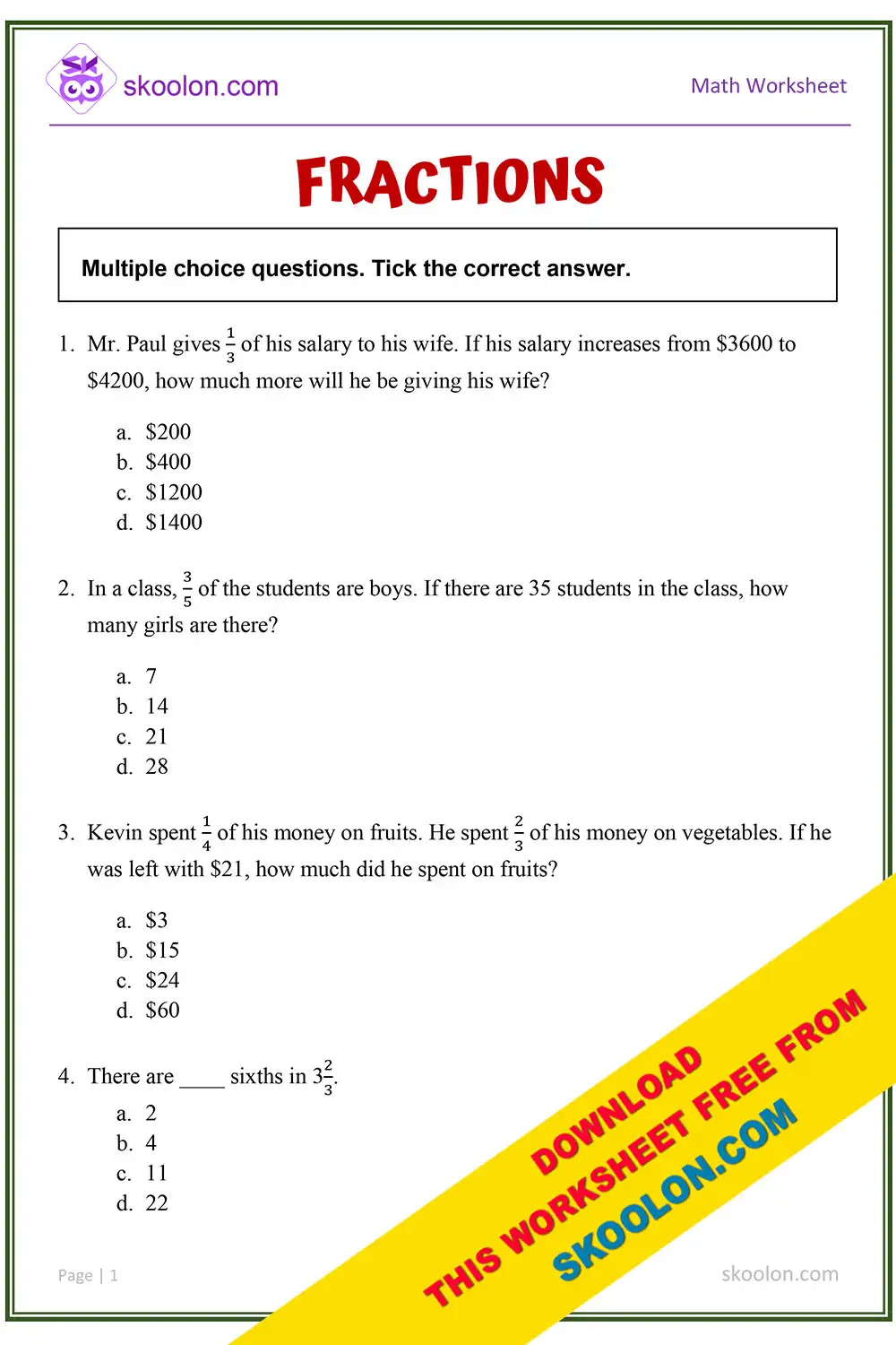 Fraction Worksheets For Class 2 Draw A Fraction Worksheet Teach